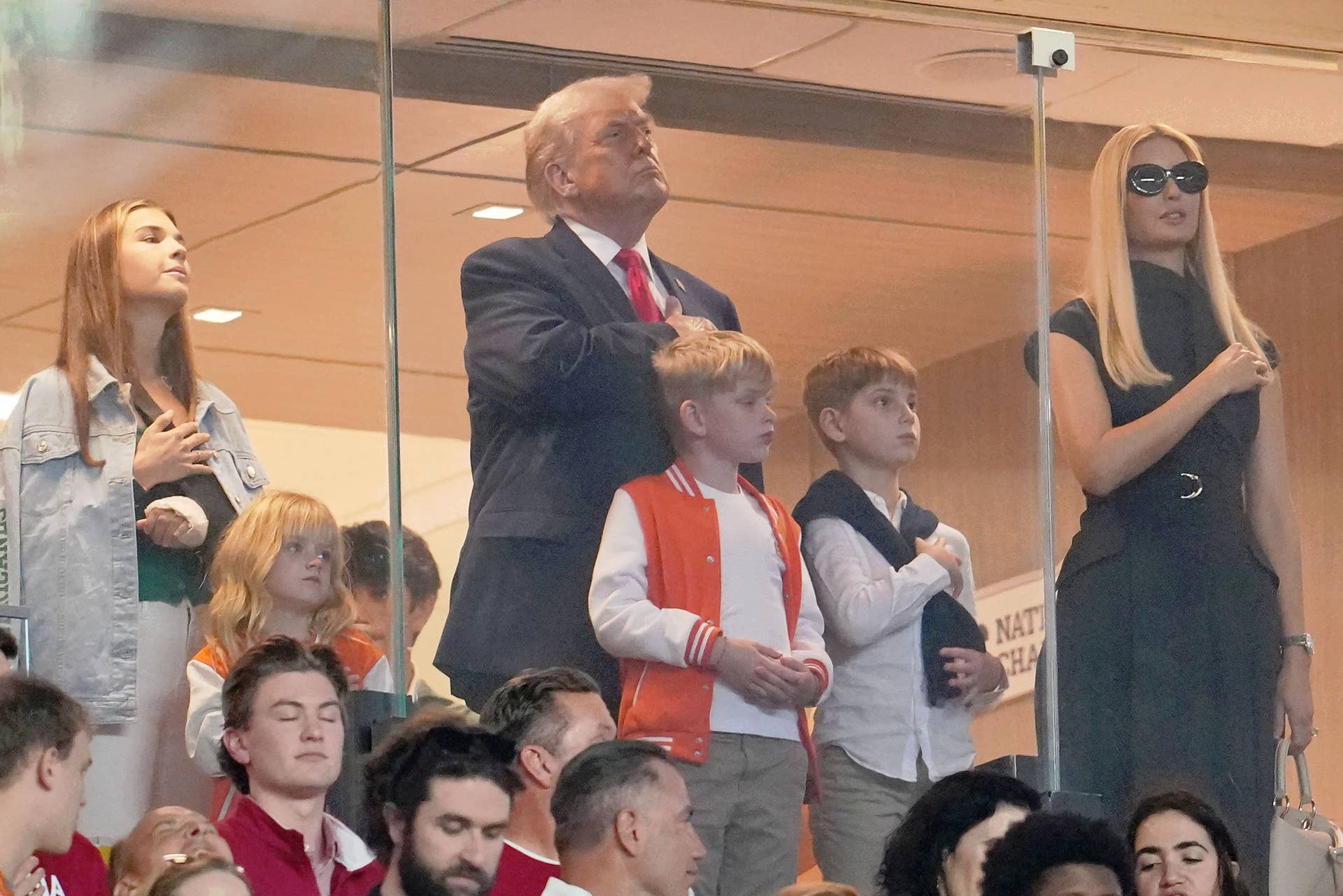 President Trump Reacts To Indiana Winning The National Championship ...
