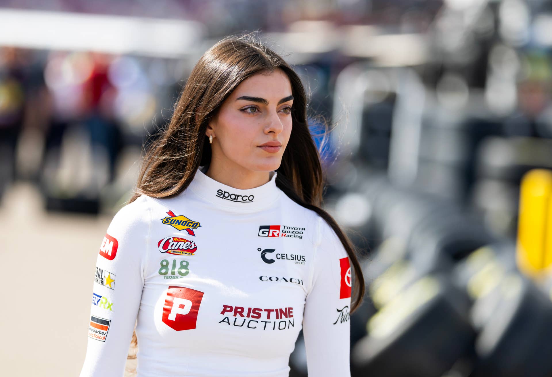 Toni Breidinger's Swimsuit Photoshoot Sends NASCAR Fans Into Frenzy ...