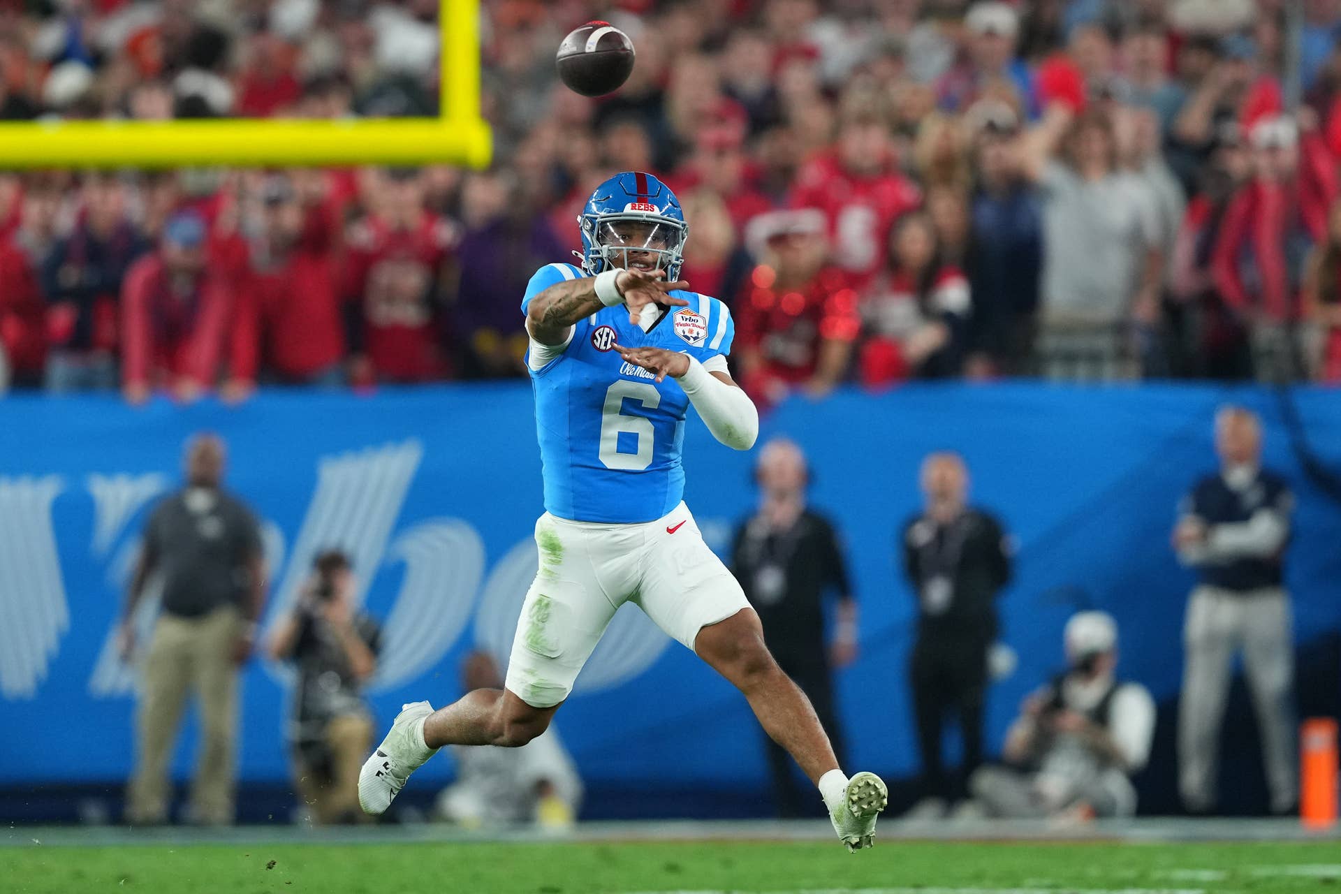 Trinidad Chambliss' Girlfriend Grabs Attention During Ole Miss vs ...
