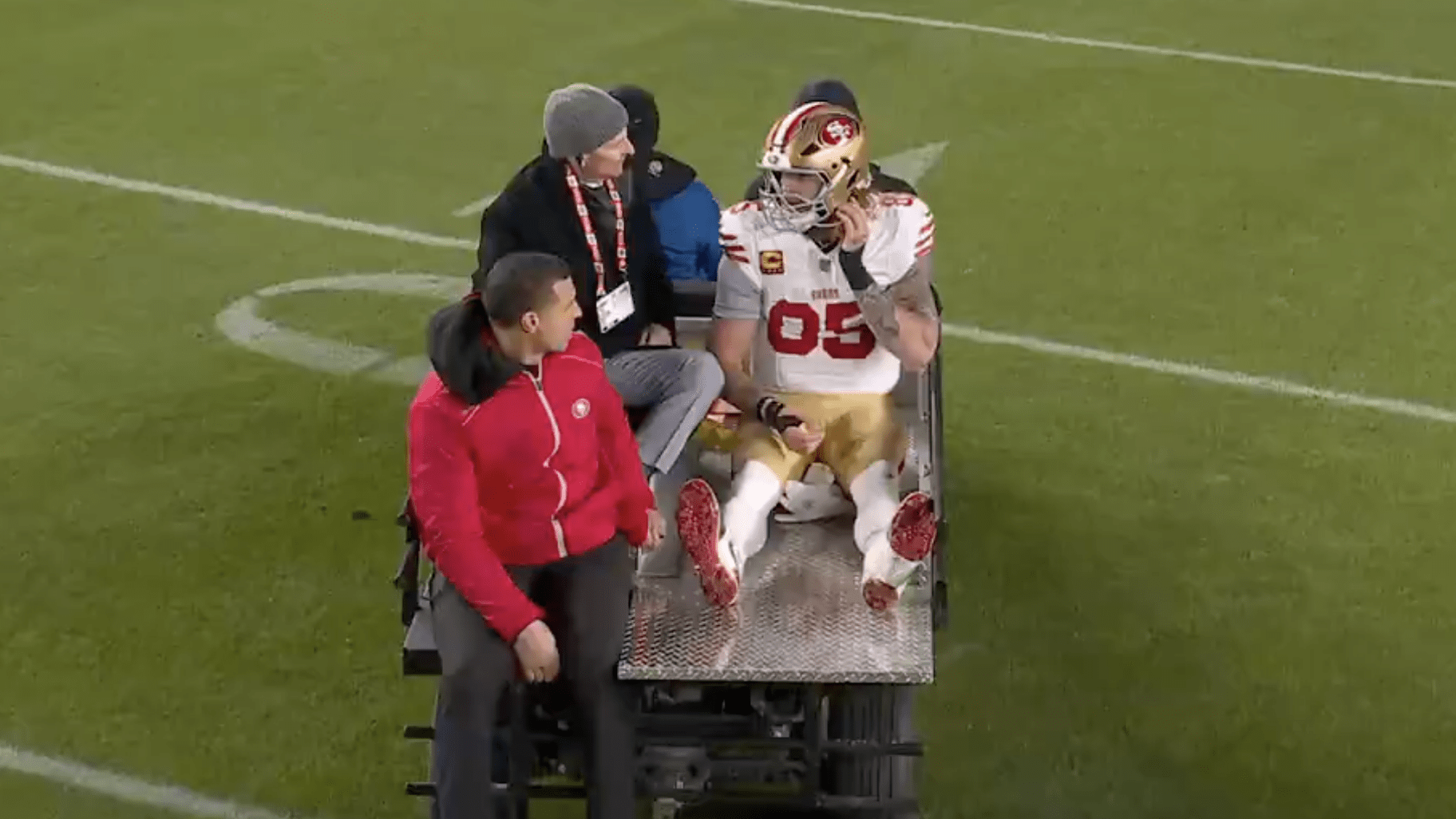 George Kittle's Wife Opens Up About Heartbreaking Injury - The Spun